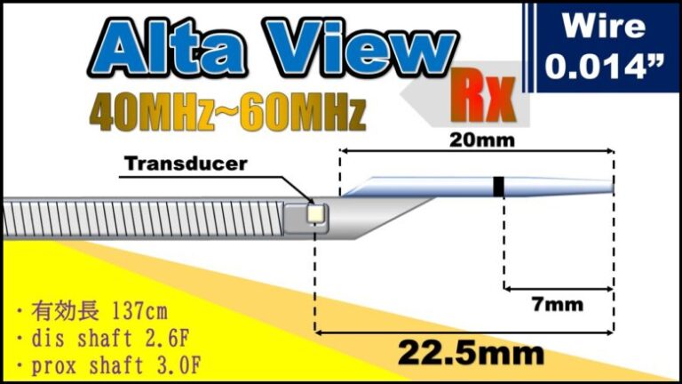 IVUSの種類と製品スペックを解説！トランスデューサの距離など！ | カンペの獣